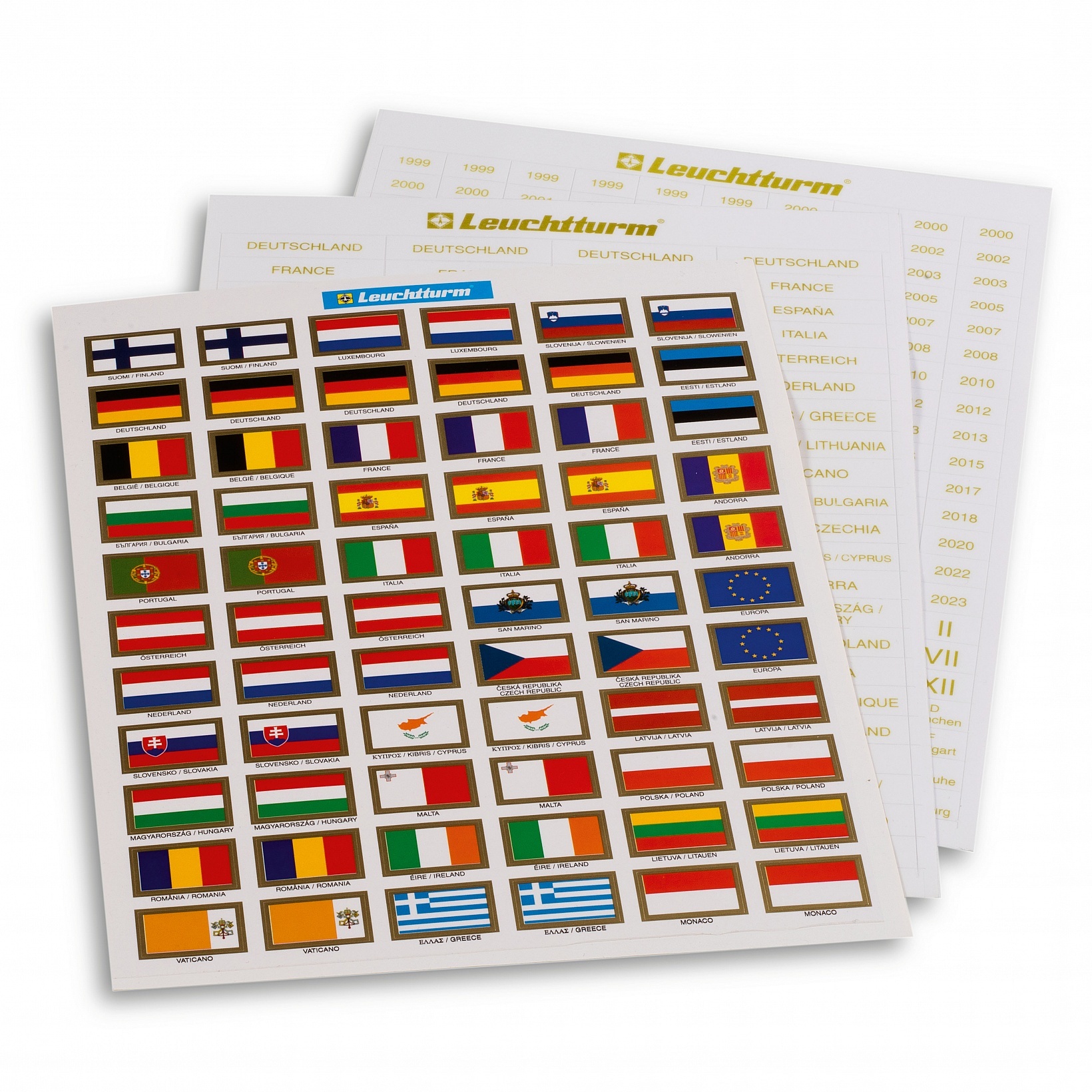 Leuchtturm (Lighthouse) Euro Sticker Set - Showmycollection