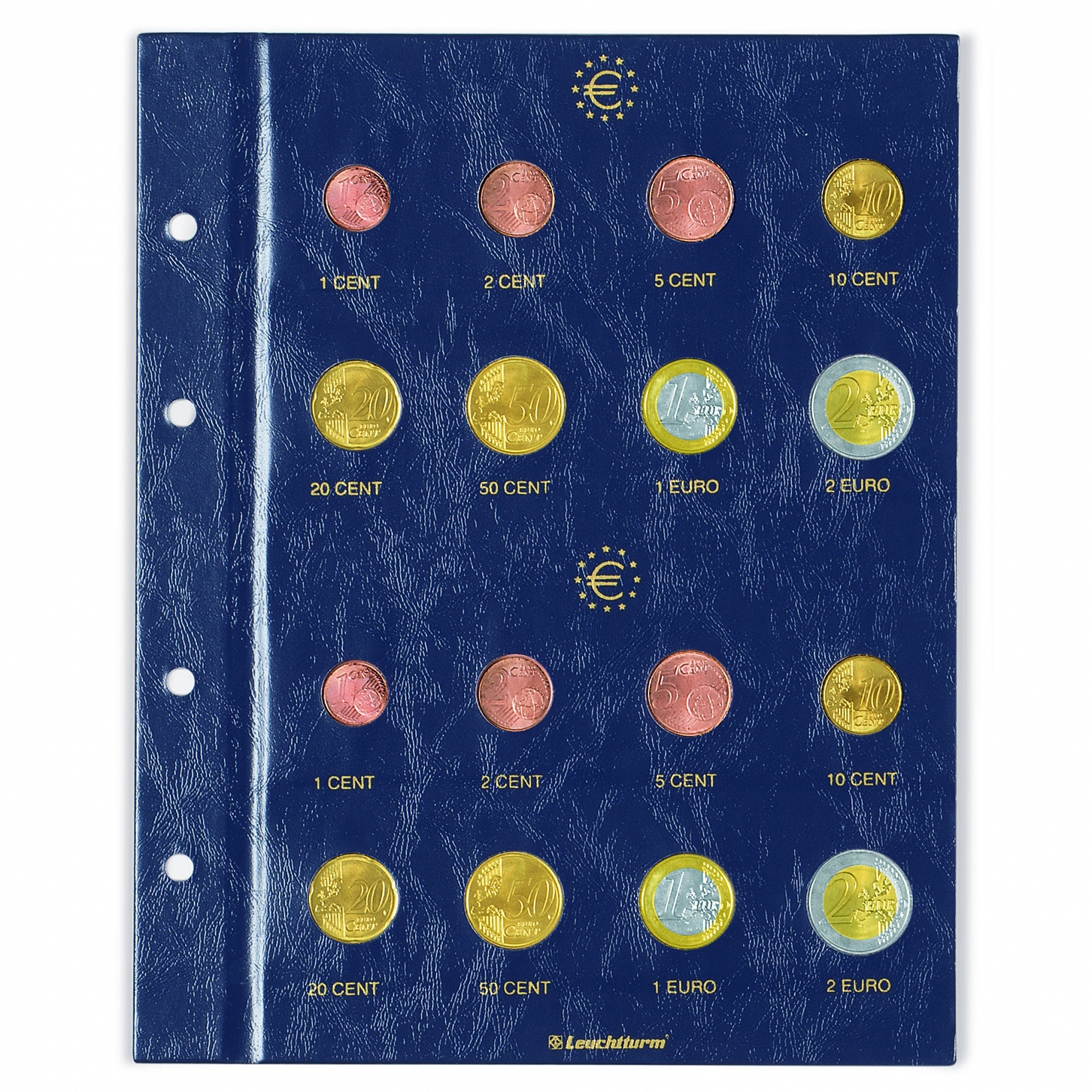 Coin Sheets Vista For Euro Coin Sets - Showmycollection