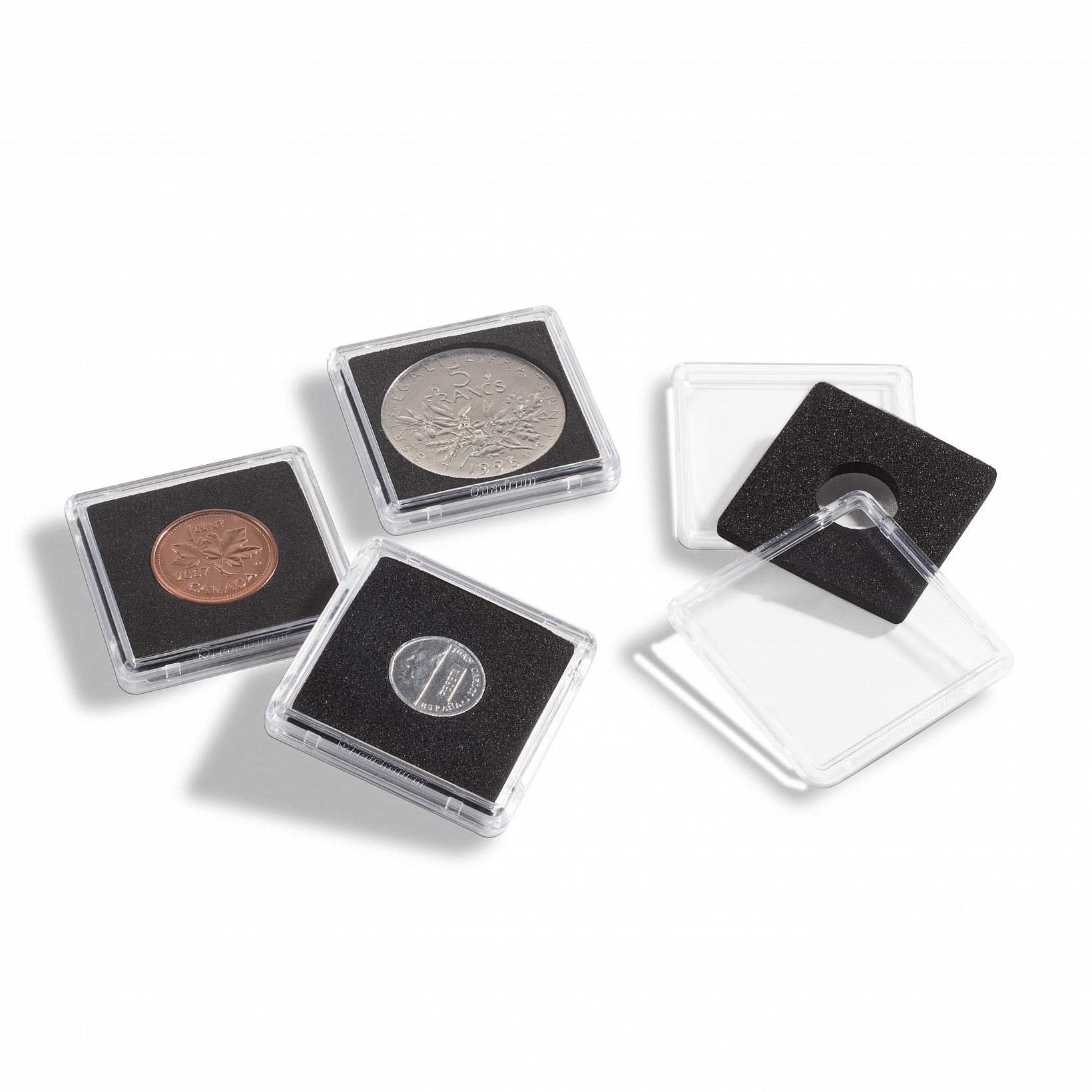 Quadrum Mini / Square Coin Capsules - Showmycollection