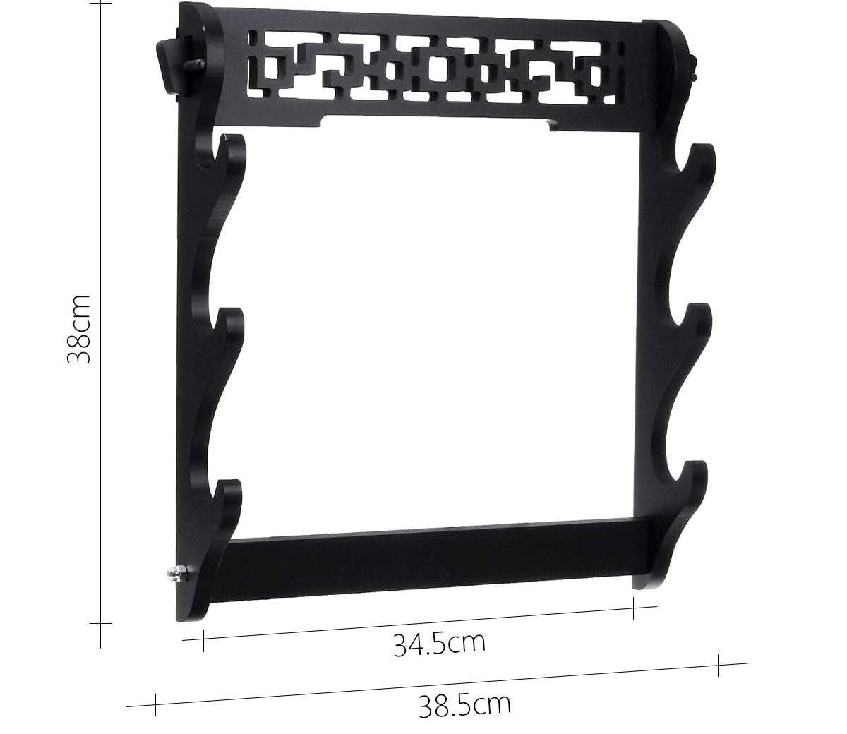Wall display / Wood / For 3 Swords / Katana - Showmycollection