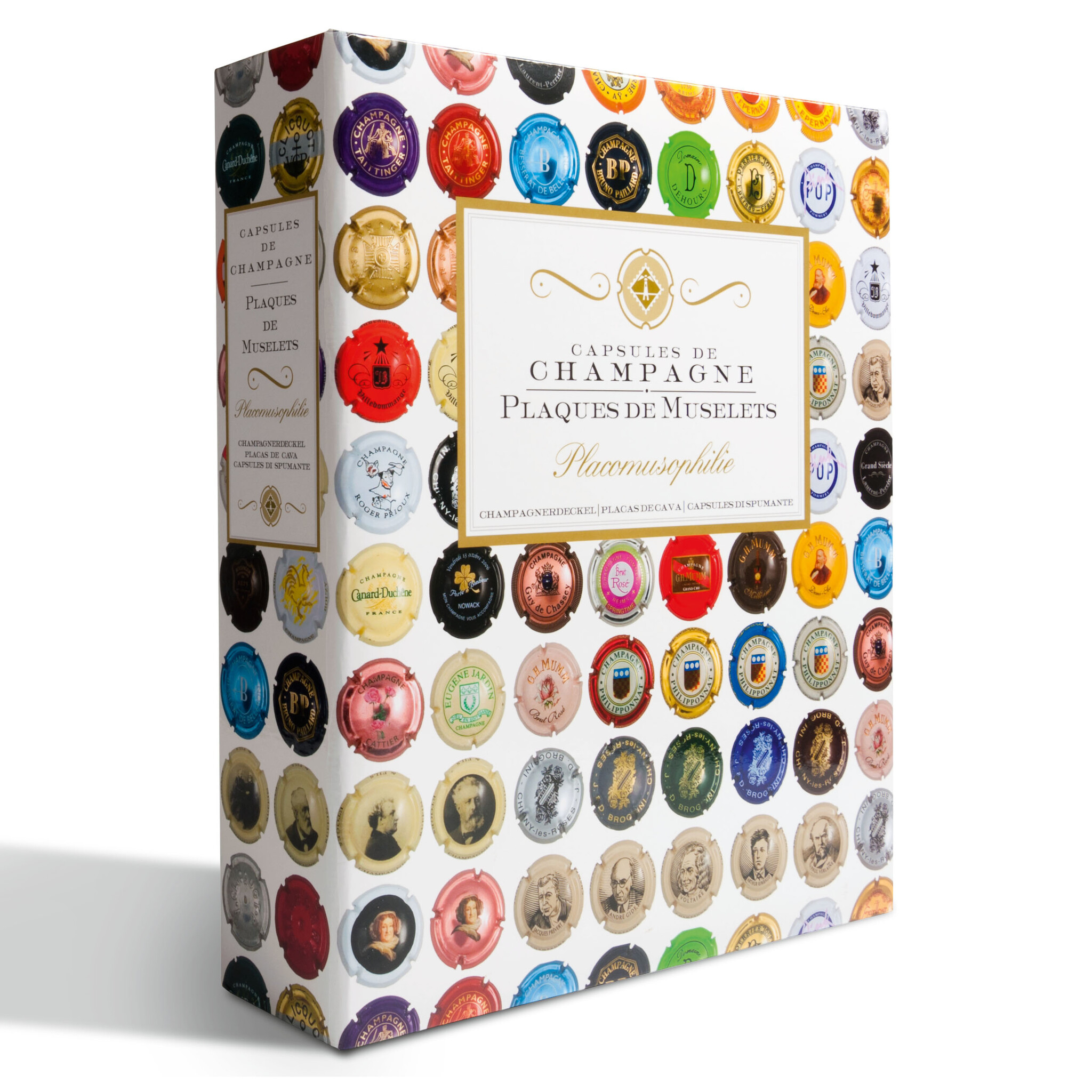 Champagne Caps Album Grande / With 4 Encap Sheets - Showmycollection