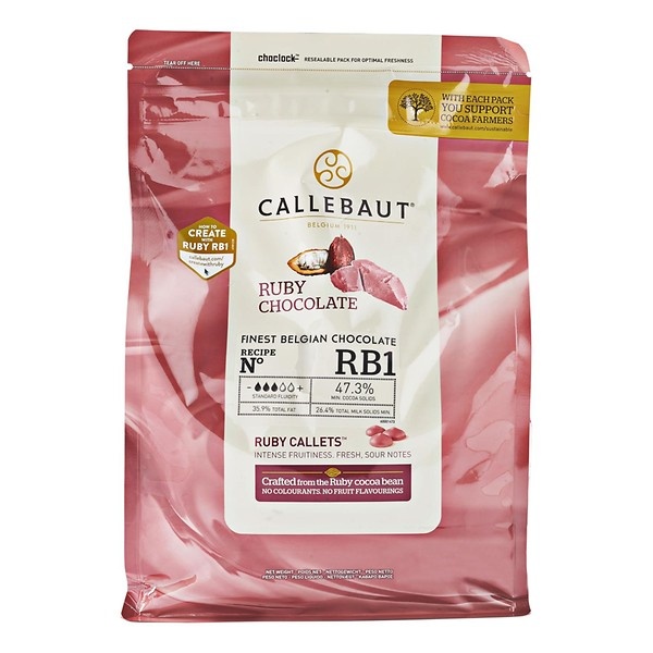 Callebaut Chocolade callets ruby - Smokey Basterds