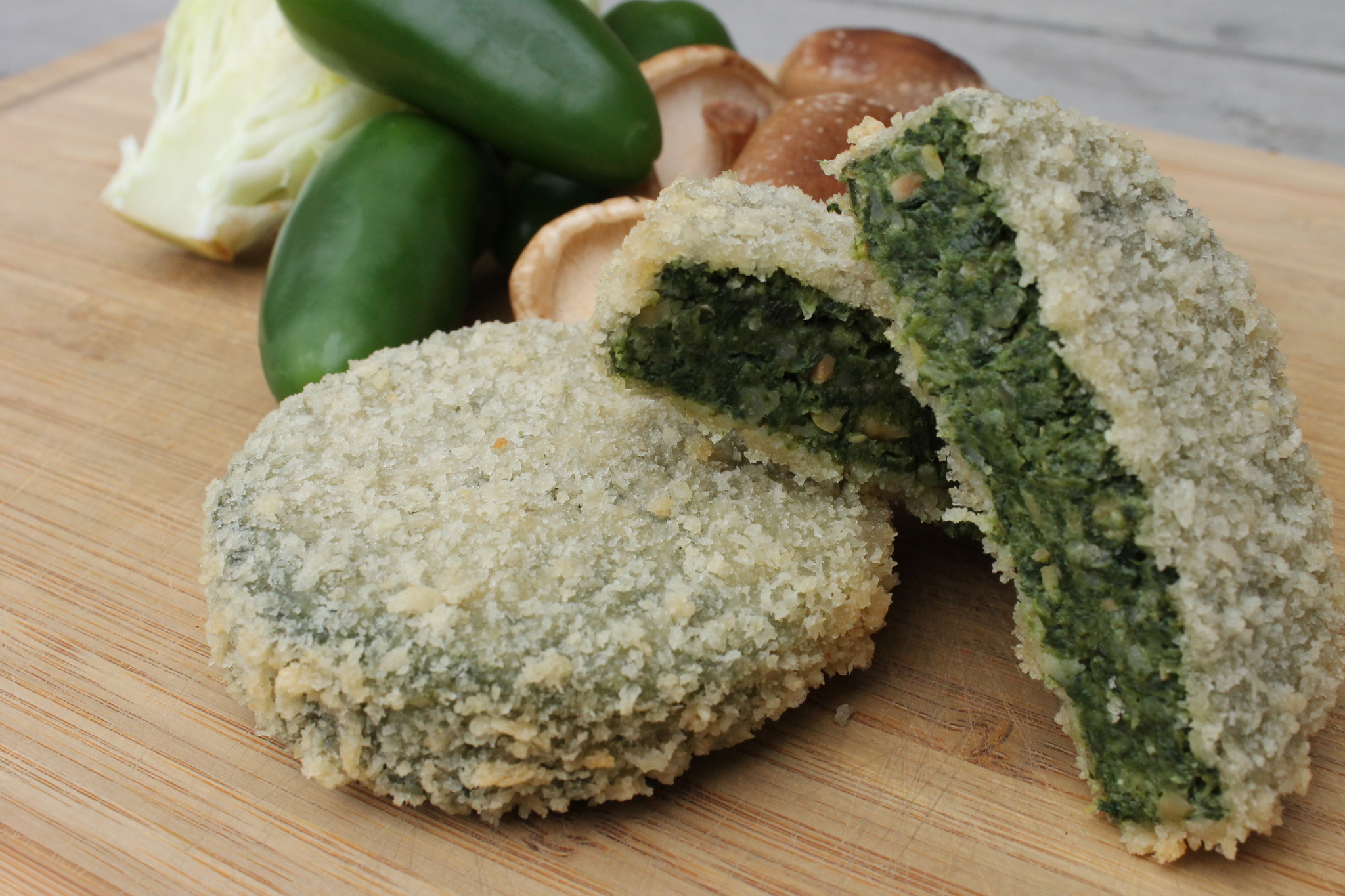 Groenten burger van spinazie - Smokey Basterds