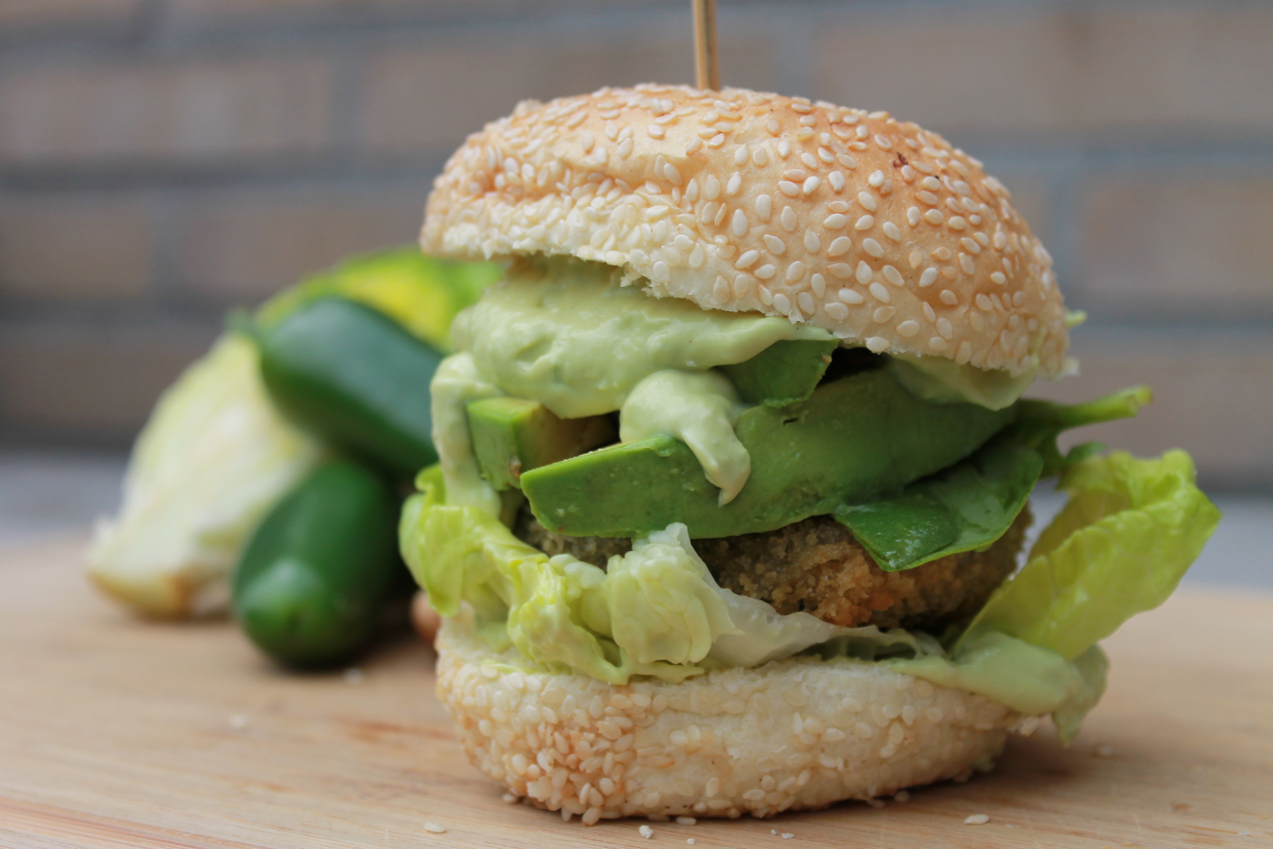 Groenten burger van spinazie - Smokey Basterds