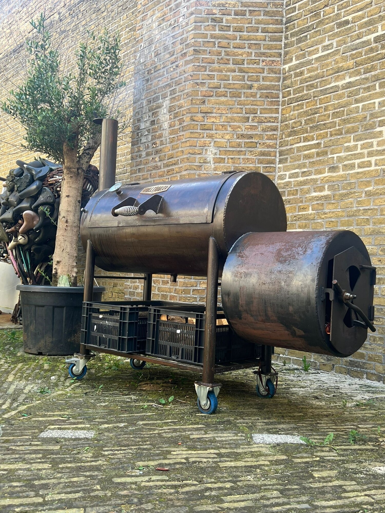 Grilltrailer Smoker "24 backyard" - Smokey Basterds