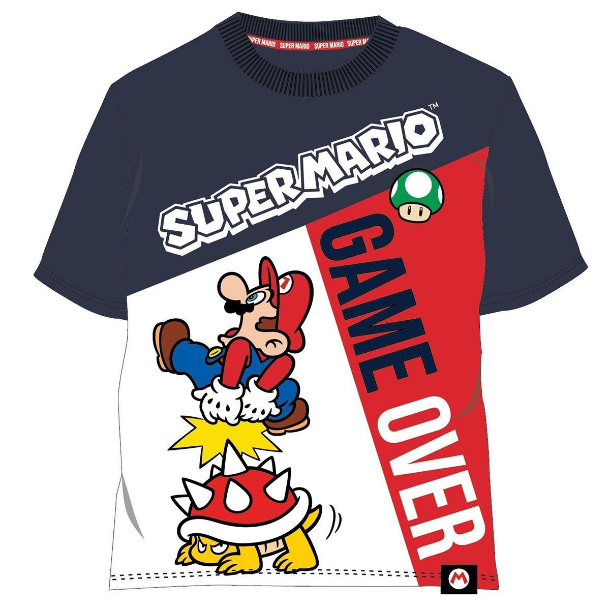 Super Mario T-shirt - Game Over - 123Kinderwinkel