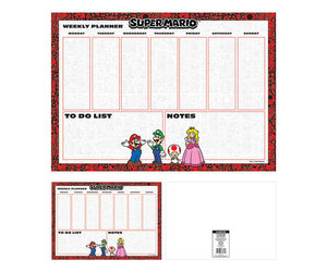 Super Mario Weekplanner / Bureauplanner - 123Kinderwinkel