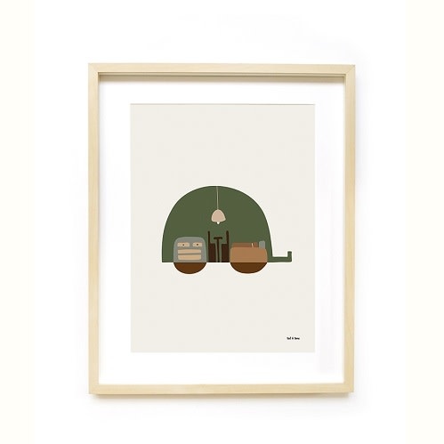 Print Caravan A3 | Ted & Tone - Jut & Juul | Online Kids Concept Store