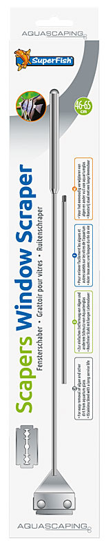 Superfish RVS raamschraper 46-65 cm - voor de mooiste aquariumplanten ...