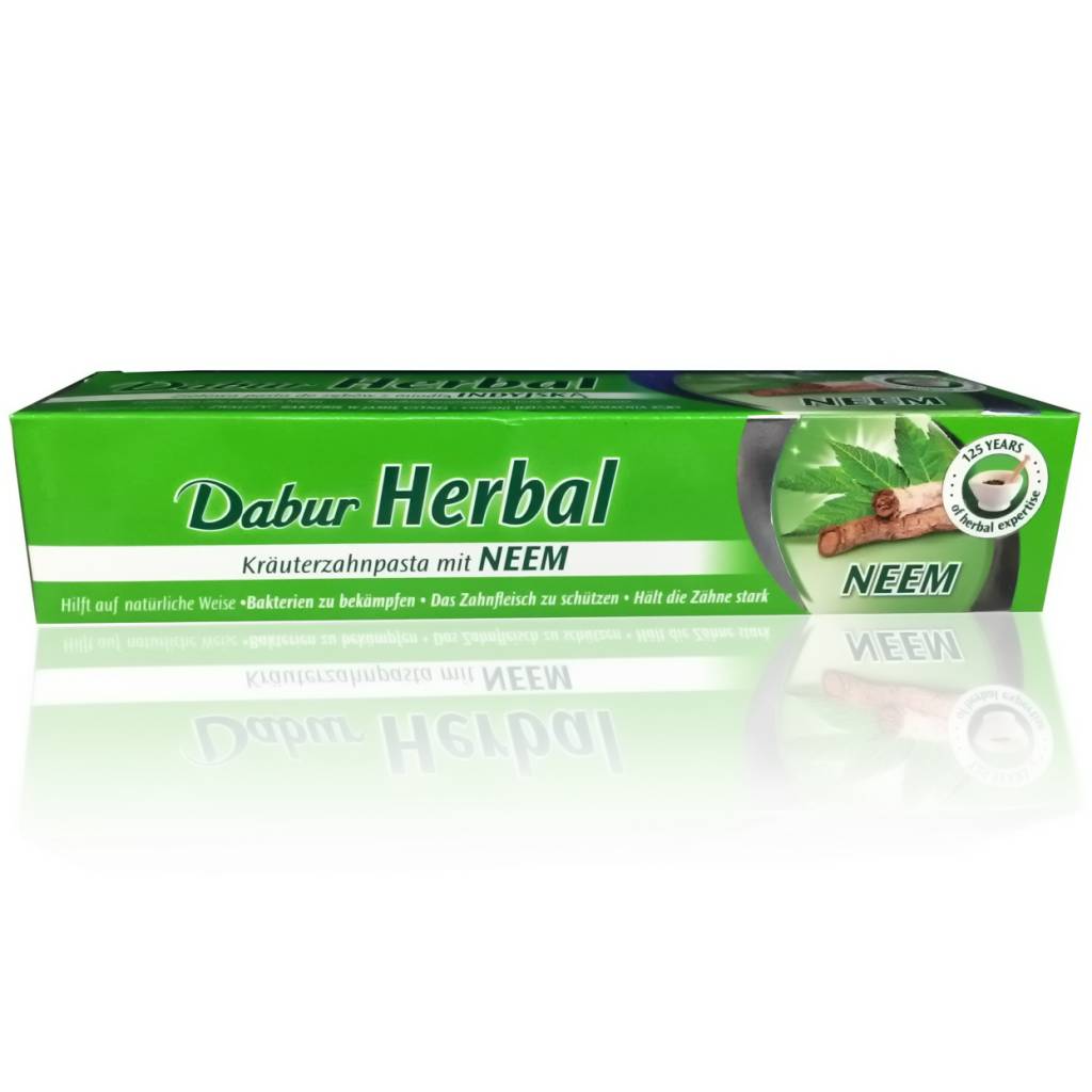 Dabur toothpaste with Neem without fluoride Ayurvedic - Oriental-Style Dabur toothpaste with Neem without fluoride Ayurvedic - Oriental-Style