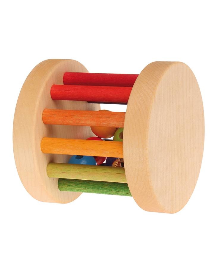 Grimm's Rolling Rattle with Beads: Fun for Little Ones! | Ziloen - Ziloen