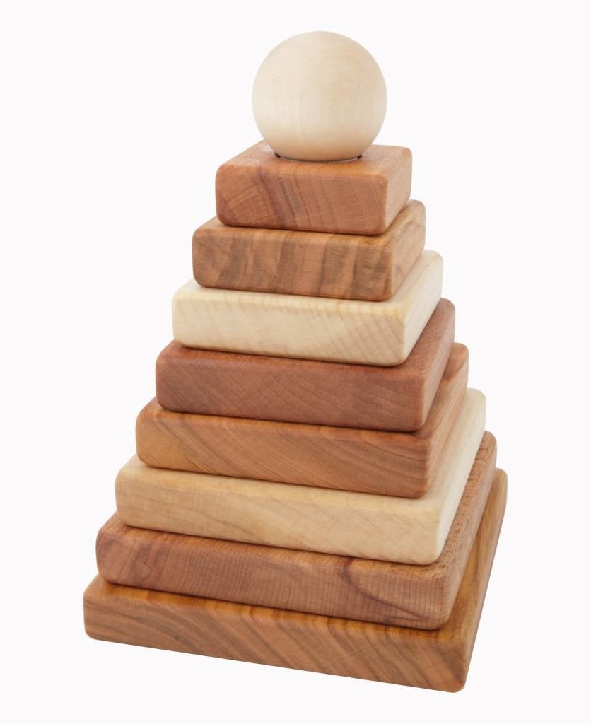 Wooden Story Natural Pyramid - Ziloen