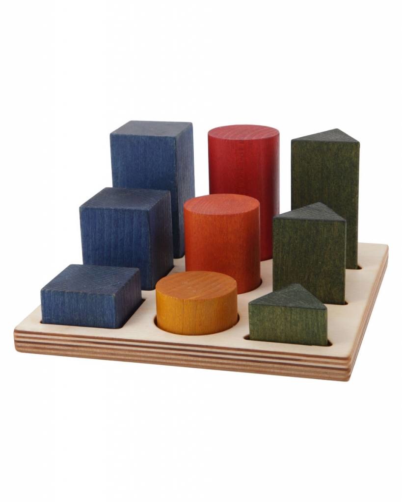 Wooden Story Rainbow Shape Sorter Box - Ziloen