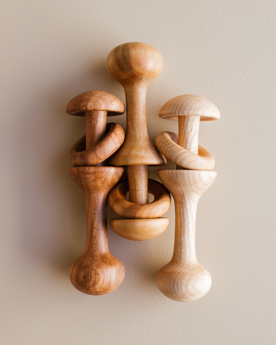 OK handmade wooden rattle | Ziloen - Ziloen