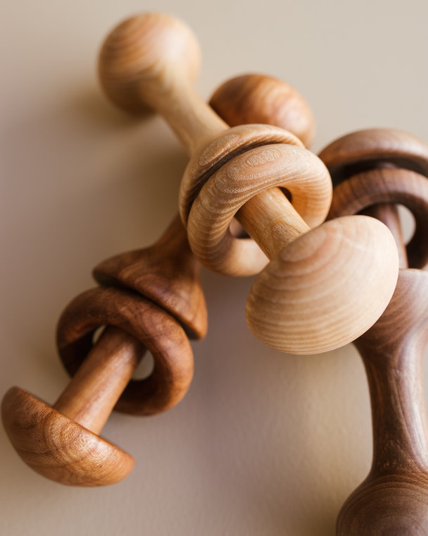 OK handmade wooden rattle | Ziloen - Ziloen