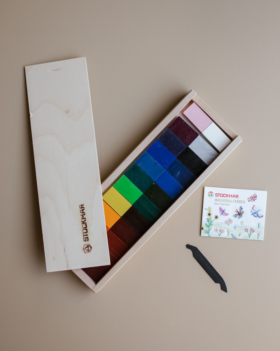 Stockmar Wax blocks 24 pieces, crayons made of beewax | Ziloen - Ziloen
