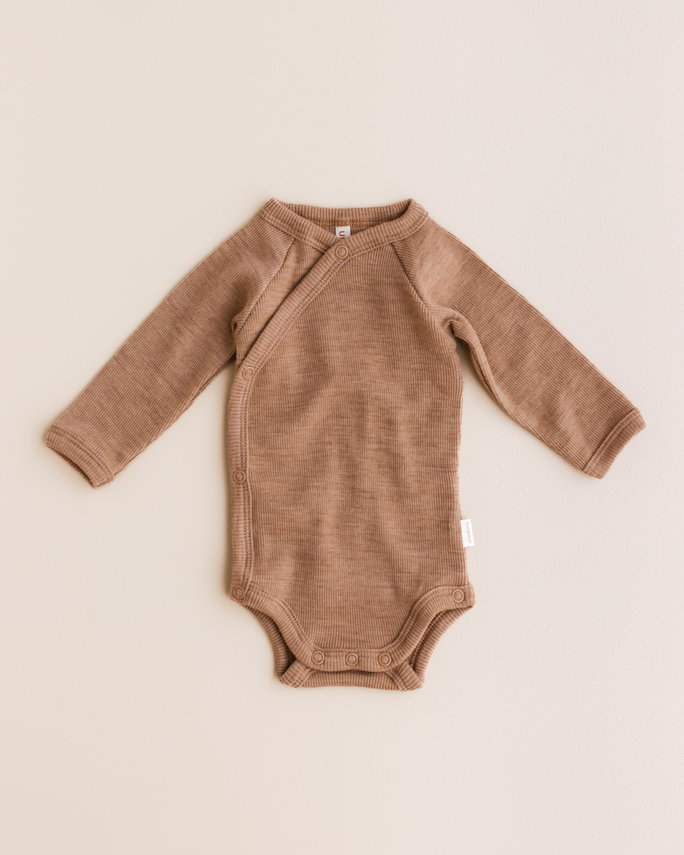 Unaduna Wrap around body tiny rib wool - semla: comfy! | Ziloen - Ziloen