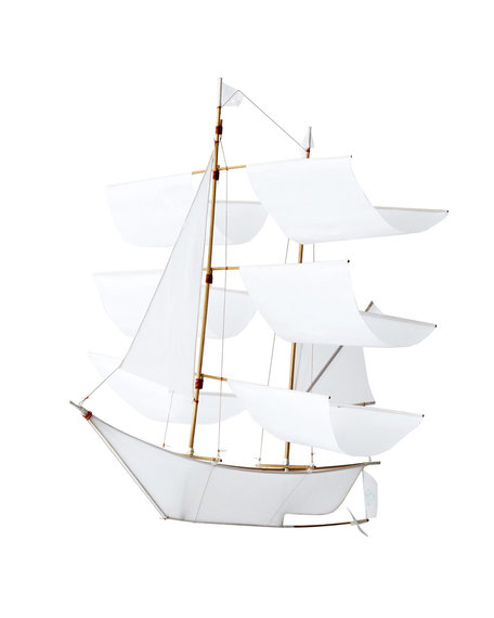 Haptic Lab Sailing ship kite - white: unique handmade kite! | Ziloen ...