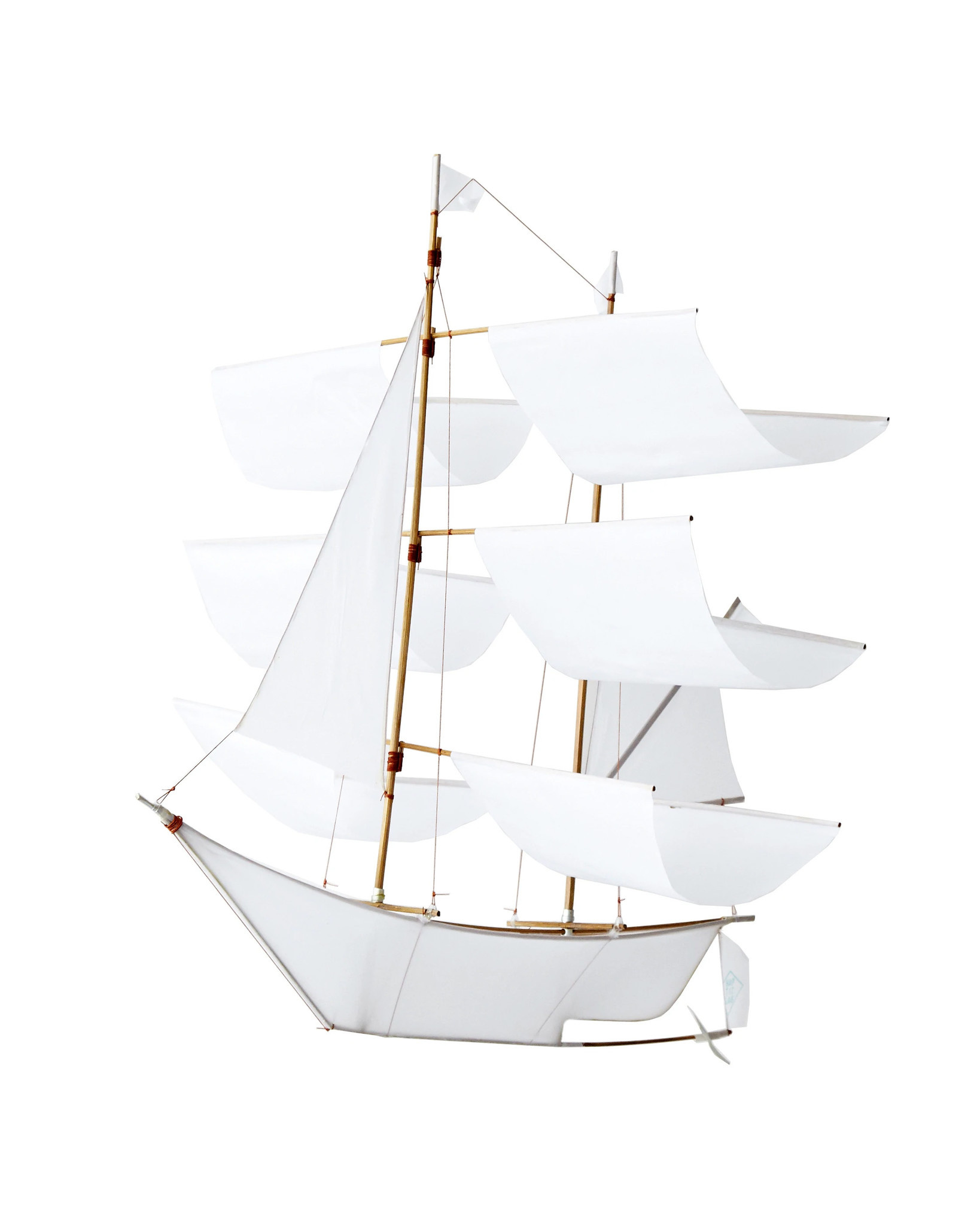 Haptic Lab Sailing ship kite - white: unique handmade kite! | Ziloen ...