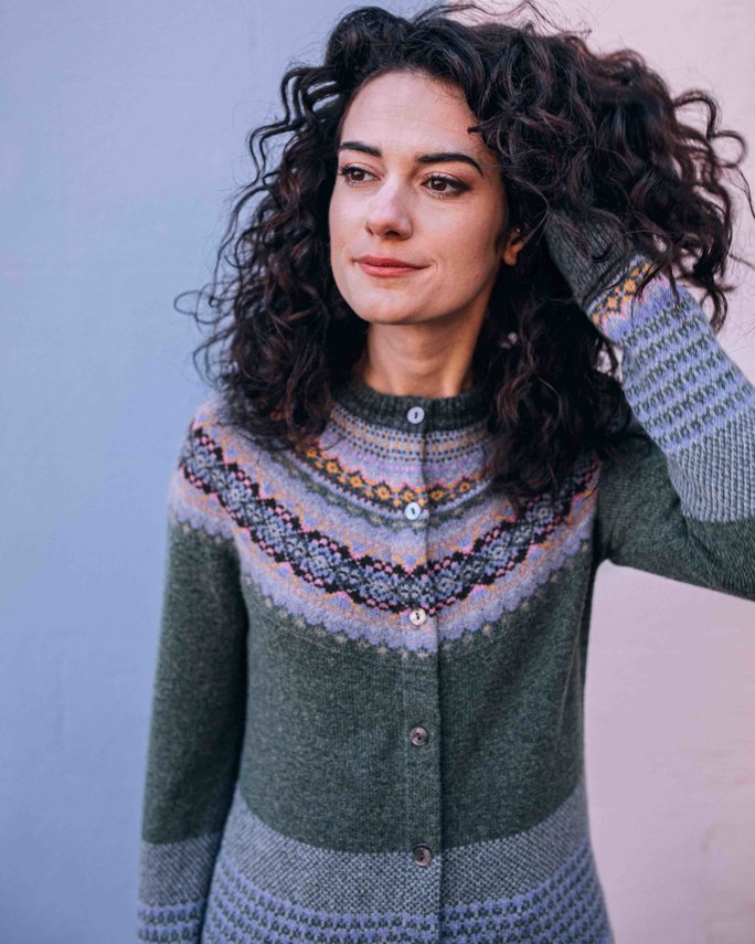 Eribé Alpine cardigan - landscape | Ziloen - Ziloen