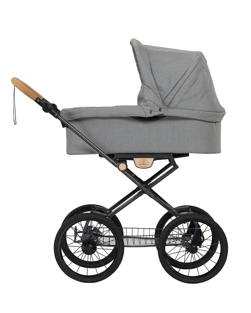 Naturkind Baby stroller Ida mottled grey incl. baby basket | Ziloen ...