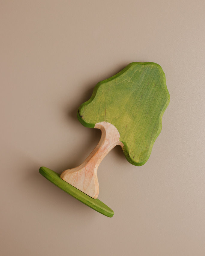 Handmade broad-leaved tree with base: beautiful wooden toys! | Ziloen ...