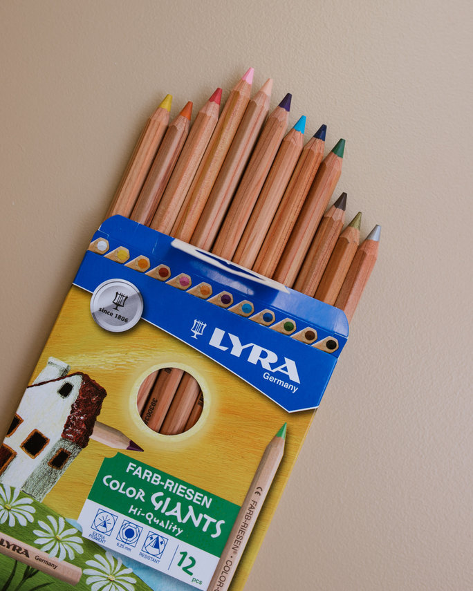 Lyra - Color giants pencils - 12 pieces | Ziloen - Ziloen