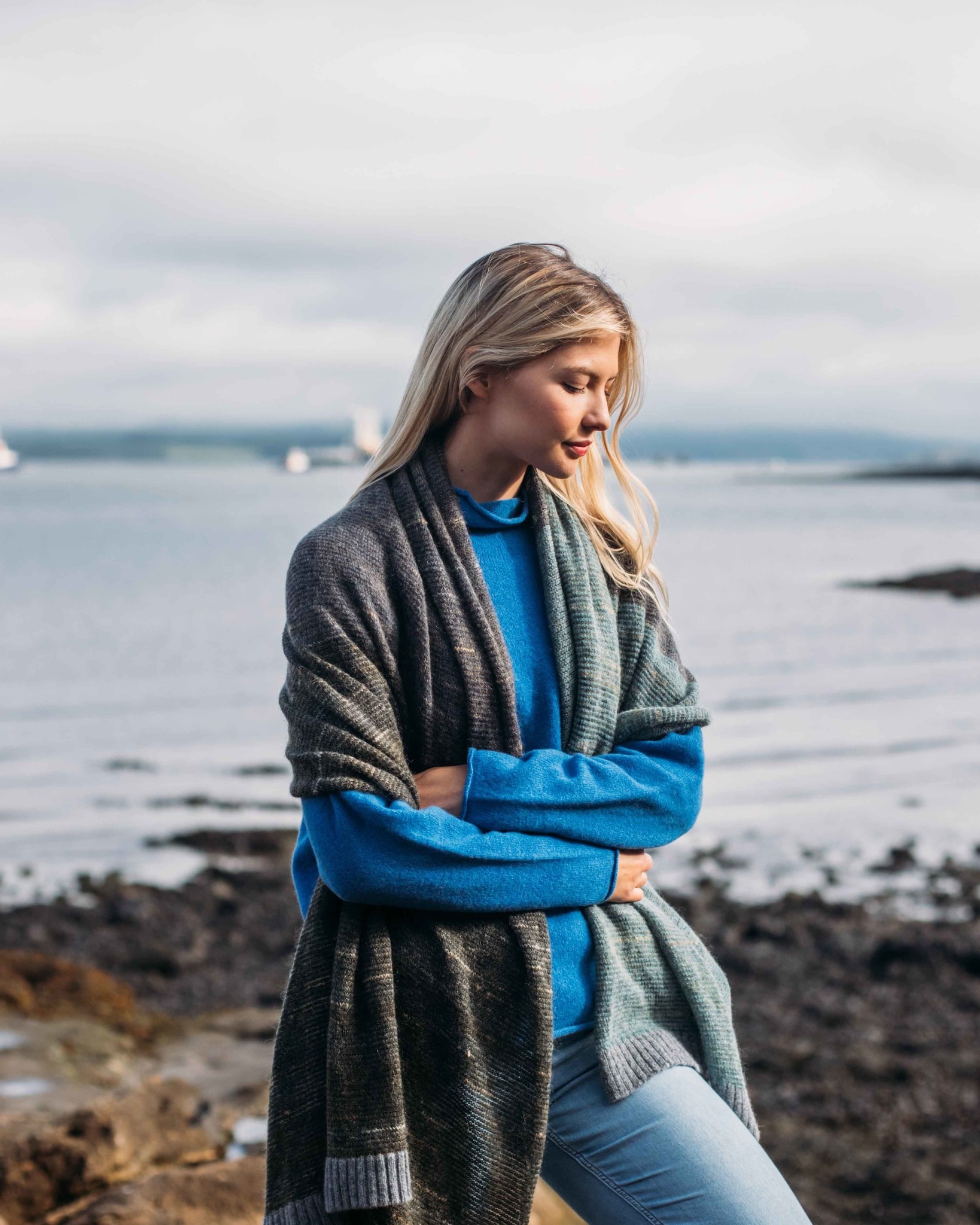 Eribé Treeline wide wrap - selkie: beautiful colours! | Ziloen - Ziloen