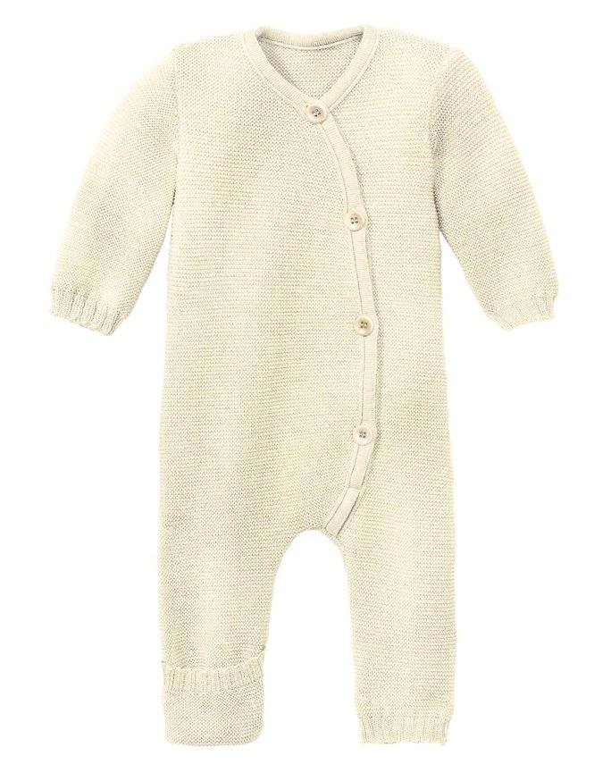 Disana Merino wool knitted overall - natural - Ziloen