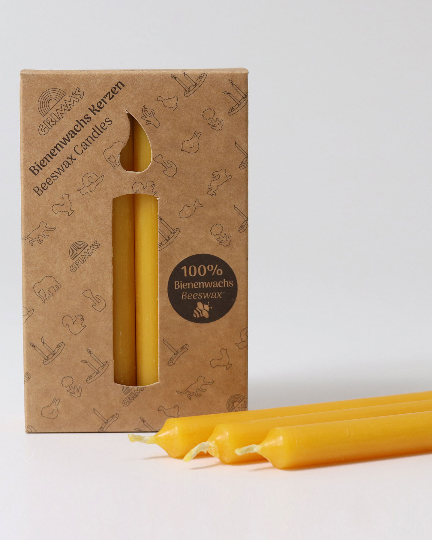 Grimm's Amber Beeswax Candles (100%) : Lighten Up Your Day! | Ziloen ...