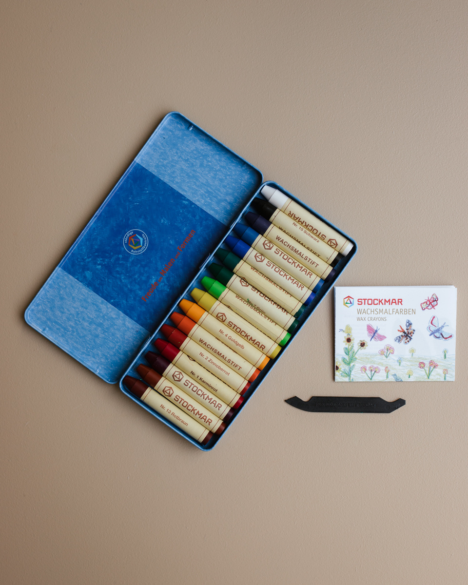 Stockmar Beeswax drawing sticks 16 pieces - Ziloen