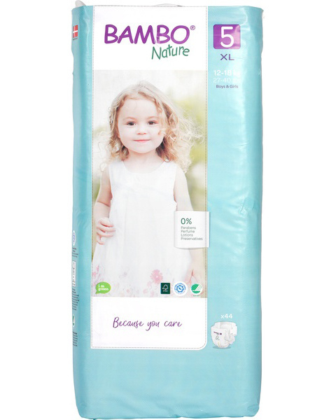 Bambo Nature Diapers tall pack - size 5 - Ziloen