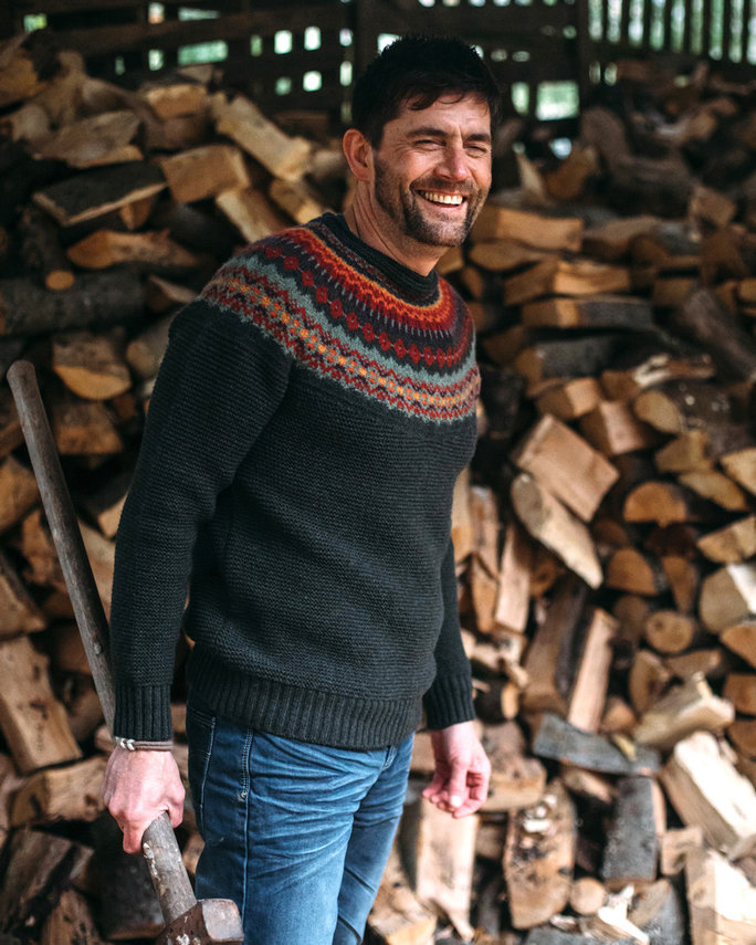 Eribé Unisex merino sweater - maple leaf | Ziloen - Ziloen