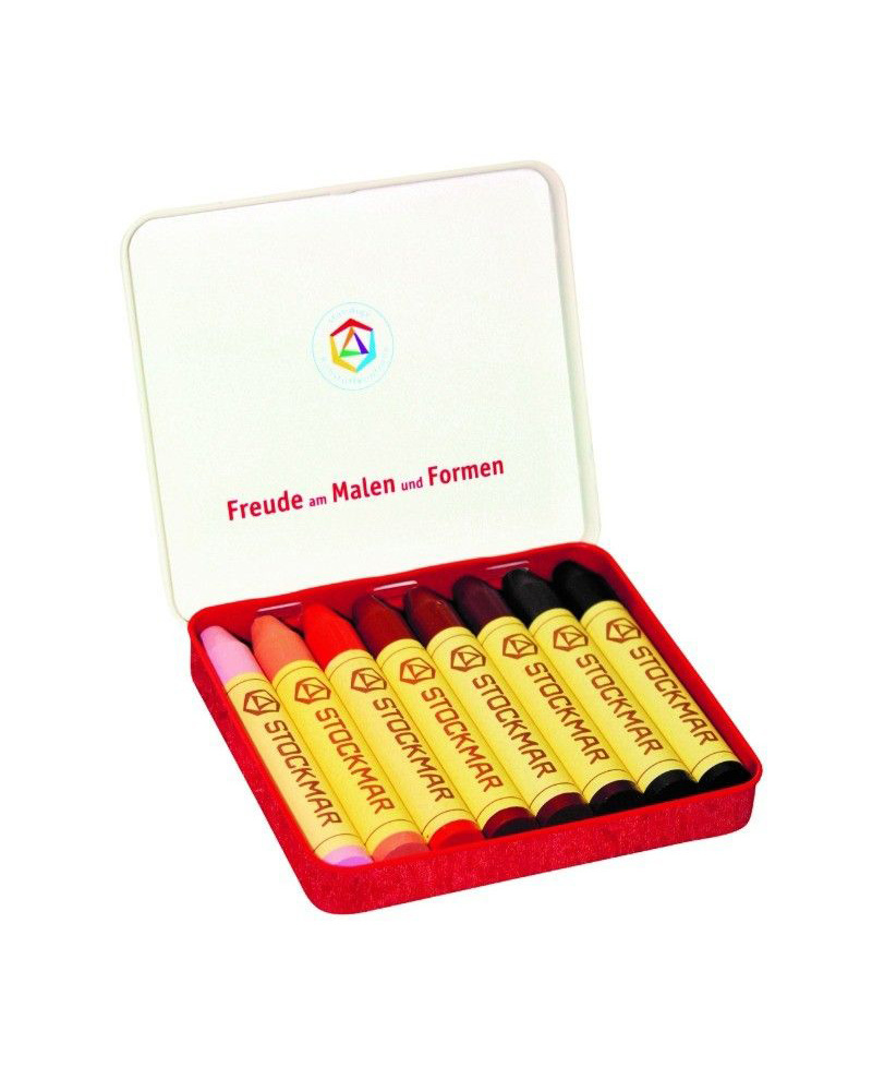 Stockmar Beeswax drawing sticks 8 pieces colours of the world - Ziloen