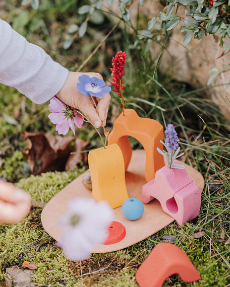 Grimm's Small world play set - flower meadow | Ziloen - Ziloen