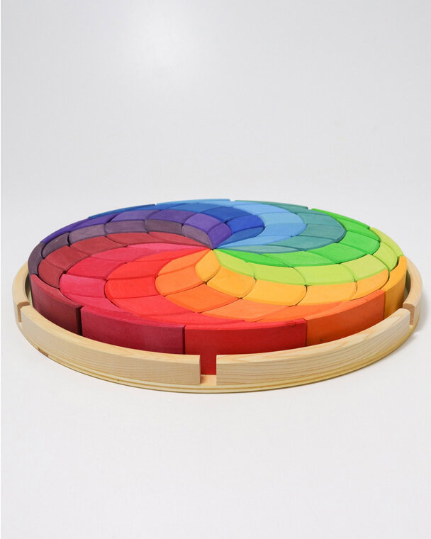 Grimm's Large color spiral - rainbow: Sort, Stack & Build! | Ziloen - Ziloen