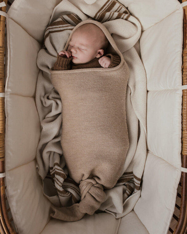 Hvid Baby cocoon merino wool - sand: warm and cozy! | Ziloen - Ziloen