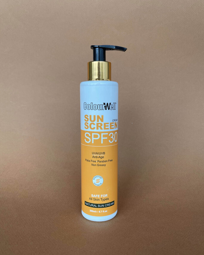 ColourWell Natural Sun Cream SPF 30 - 200ml: All Skin Types! | Ziloen ...