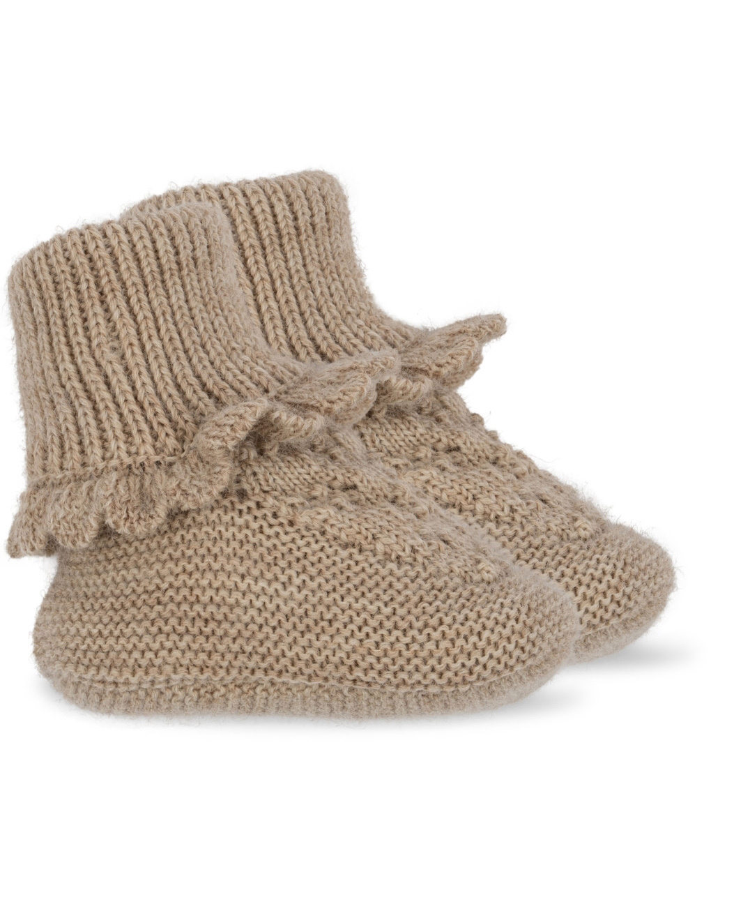 Konges Sløjd Booties tomama pointelle - beige | Ziloen - Ziloen