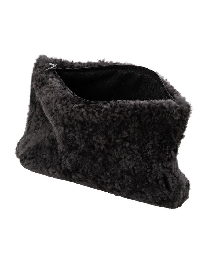 Wool clutch Ally - carbon | Ziloen - Ziloen