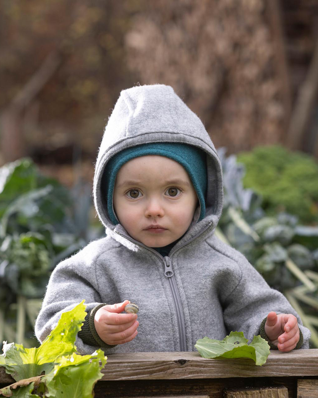 Disana Boiled wool overalls with zip - grey: organic & soft! | Ziloen ...