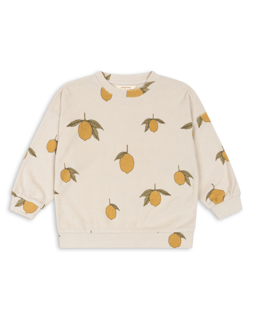 Konges Sløjd Terry cloth sweater - mon grand citron | Ziloen - Ziloen