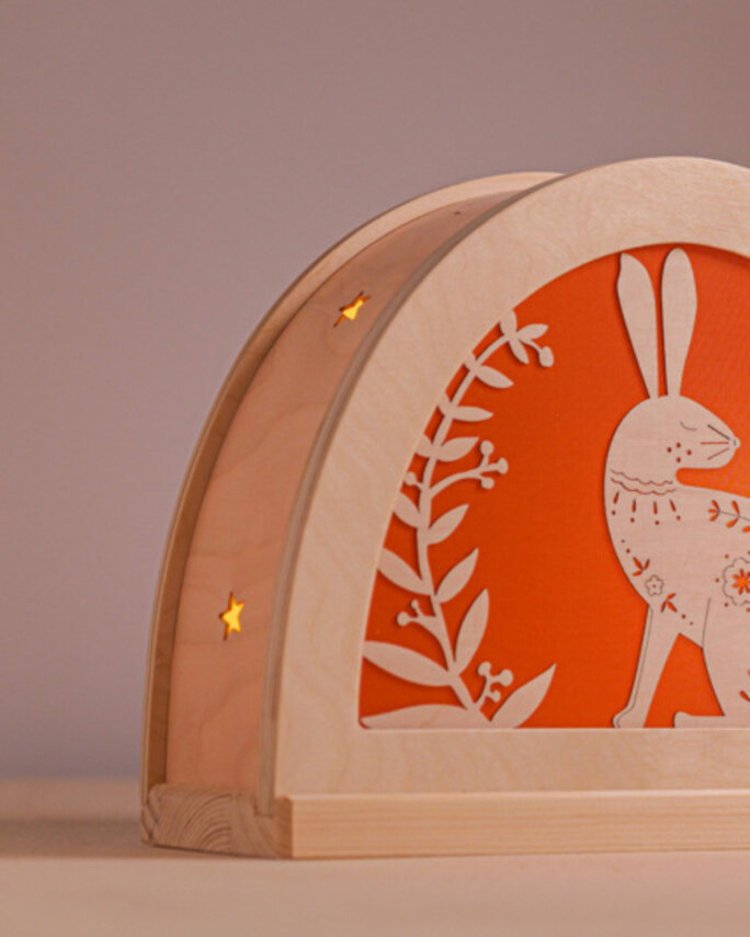 De Noest folklore rabbit silhouette | Ziloen - Ziloen