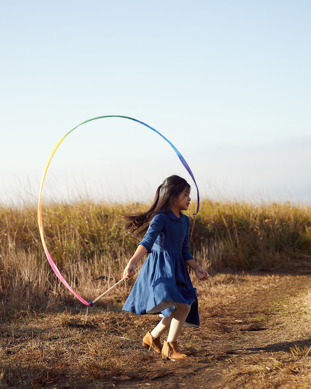 Sarah's silk Streamer large - rainbow | Ziloen - Ziloen