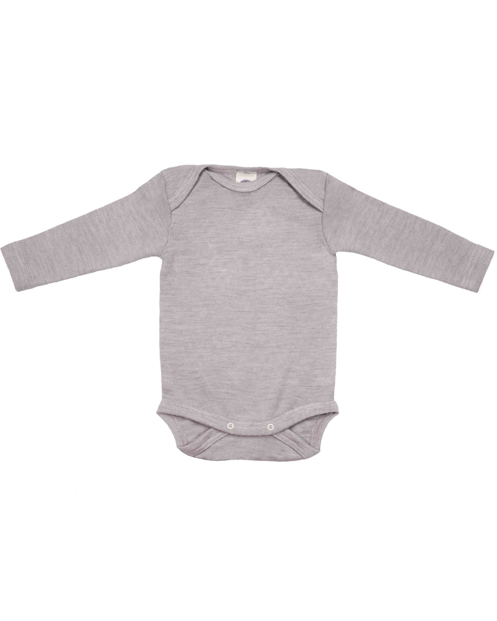 Cosilana baby body wool/silk - grey mottled | Ziloen - Ziloen