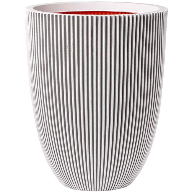 Capi Nature Groove NL Vaas Elegant Laag Ivoor | Snelle levering ...