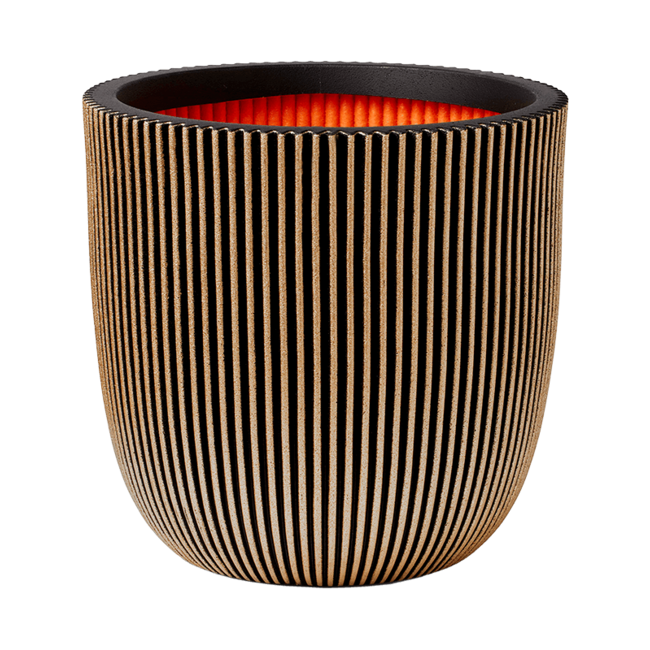 Capi Nature Groove NL Pot Bol Ivoor | Snelle levering | Fleurdirect ...