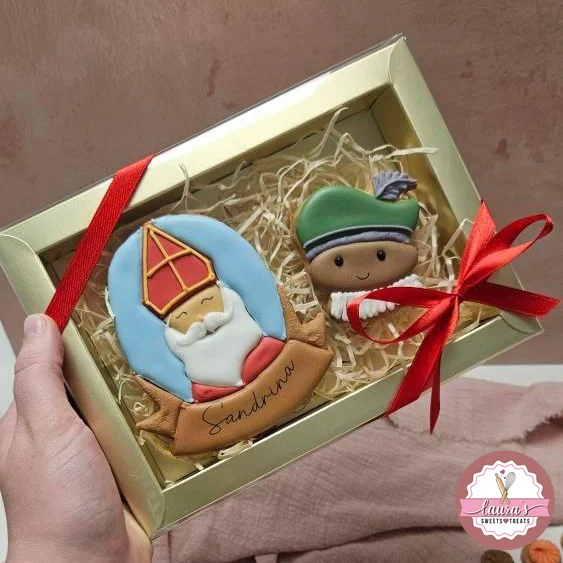 Gold letter boxes (100 pcs.) - Cupcakedozen.nl