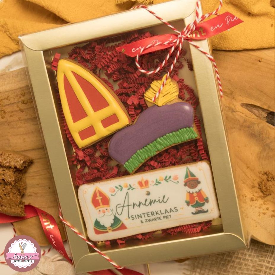 Gold letter boxes (100 pcs.) - Cupcakedozen.nl