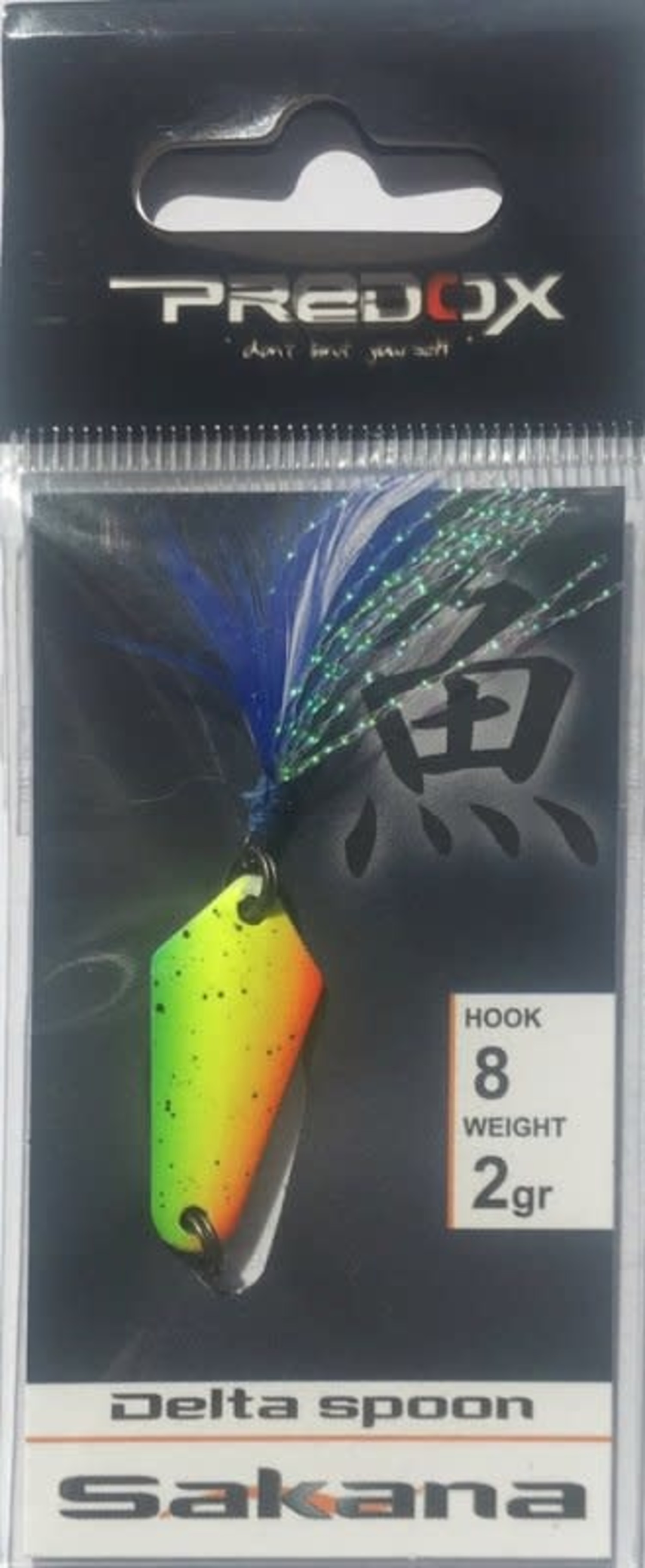 Predox Sakana Delta Spoon - haak 8 - 2g - Reniers Fishing